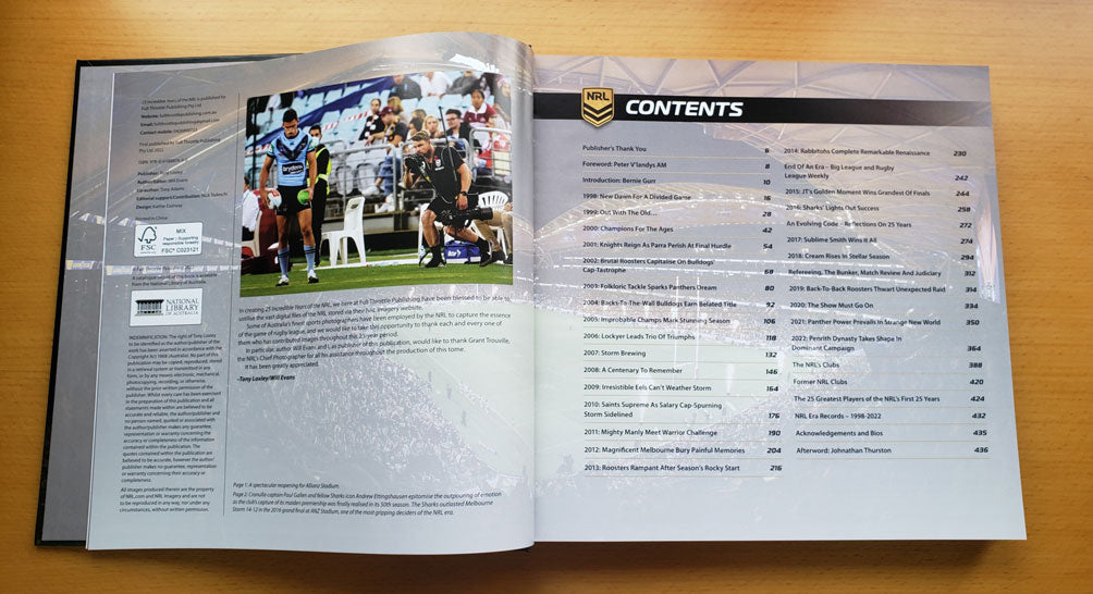 25 Incredible Years of the NRL - Standard Edition – Full Throttle ...