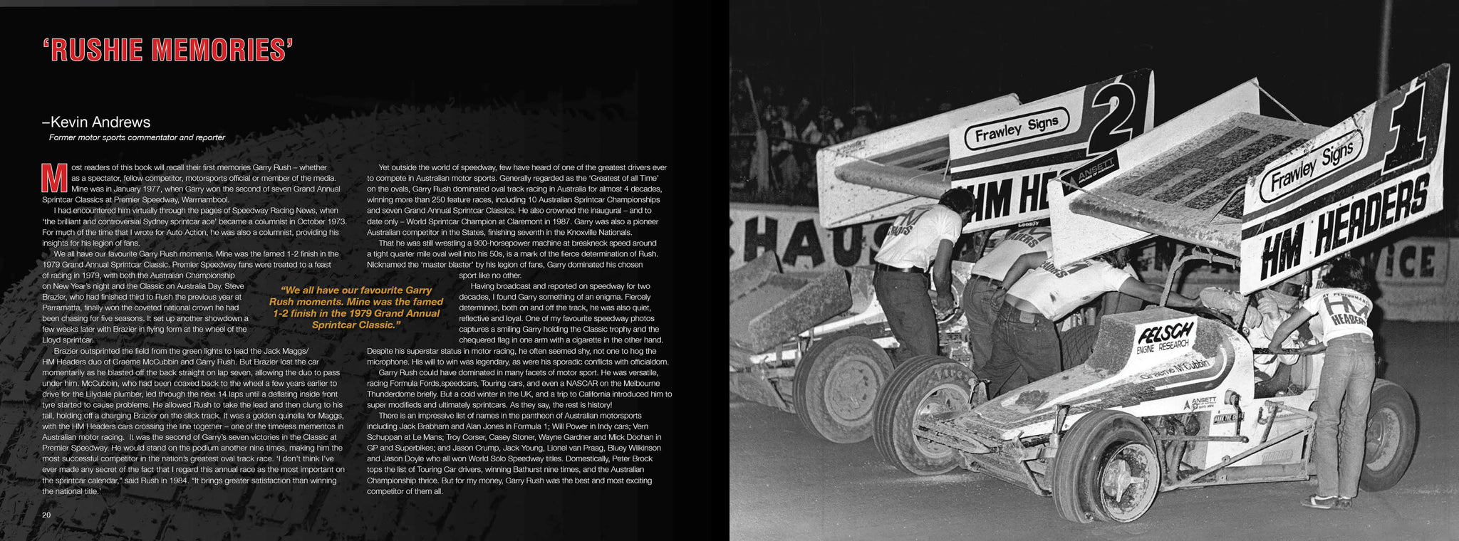 Rushie - Garry Rush a Motor Racing Life – Full Throttle Publishing